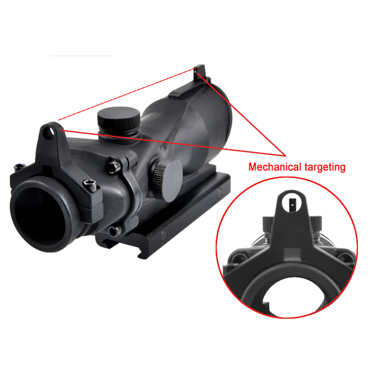 Airsoft Red Dot Optical ACOG Scope 1X32 - Airsoft Central